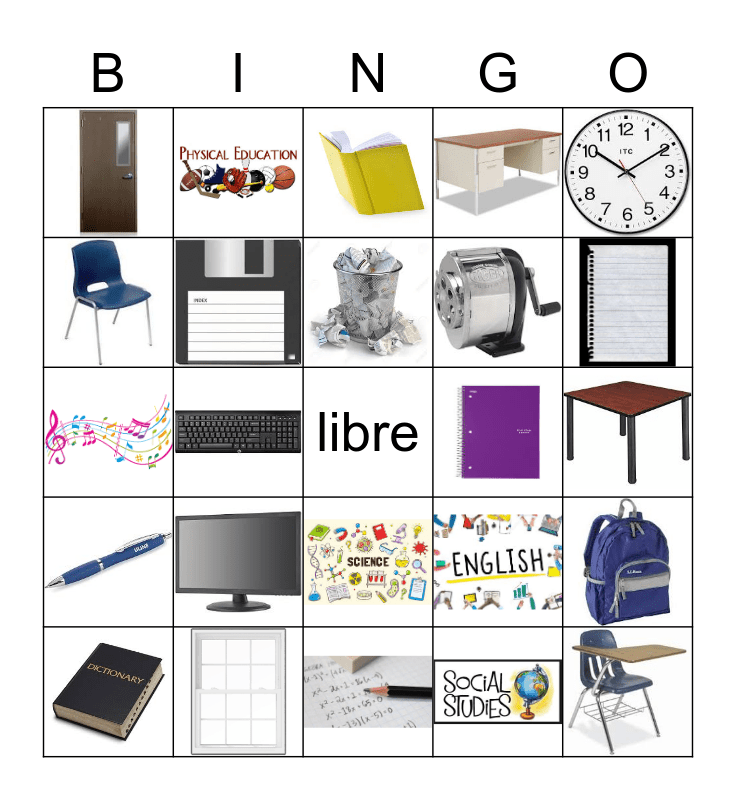Realidades 2B Bingo Card