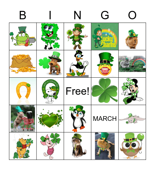 ST. PATRICK'S DAY Bingo Card