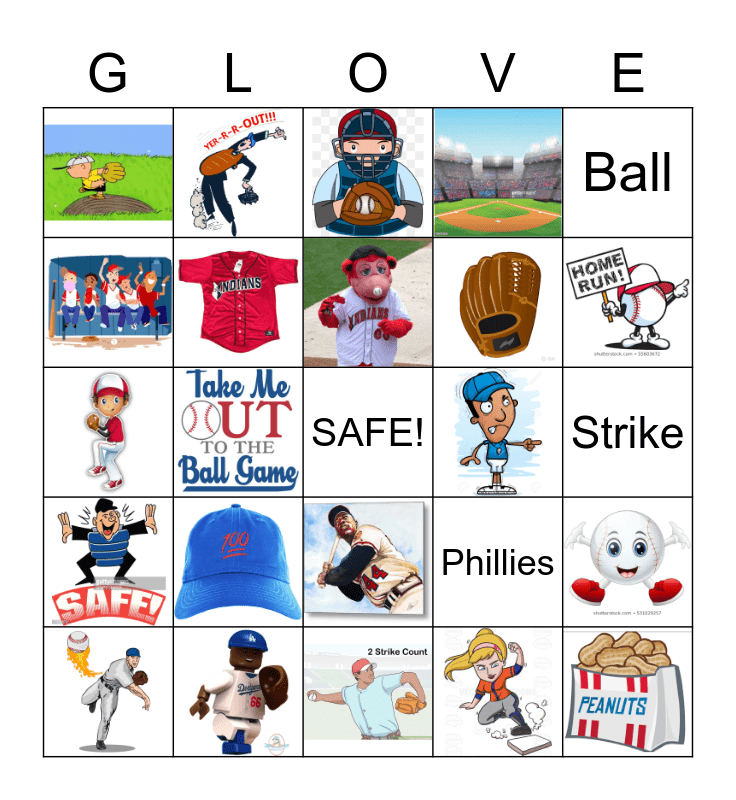 BASEBALL.... Opening Day Bingo Card