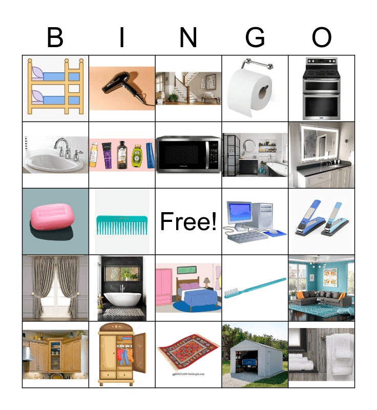 La Maison Bingo Card