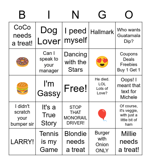 GANGSTA GRANDMA IS 80 Bingo Card