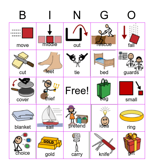 Chapter 5 Vocabulary Bingo Card