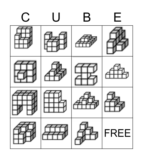 Volume Bingo/Cube! Bingo Card
