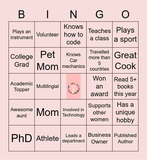 Women's Day Bingo! Bingo Card