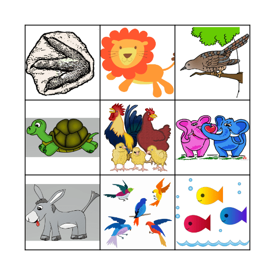 Carnival of the Animals Bingo! Bingo Card