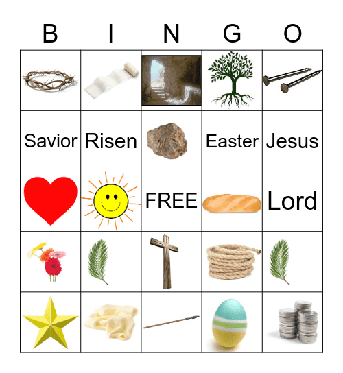 Resurrection BINGO Card