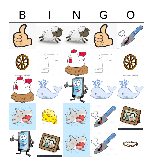 I see...Ch, Ph, Wh, Th, Sh, Kn Bingo Card