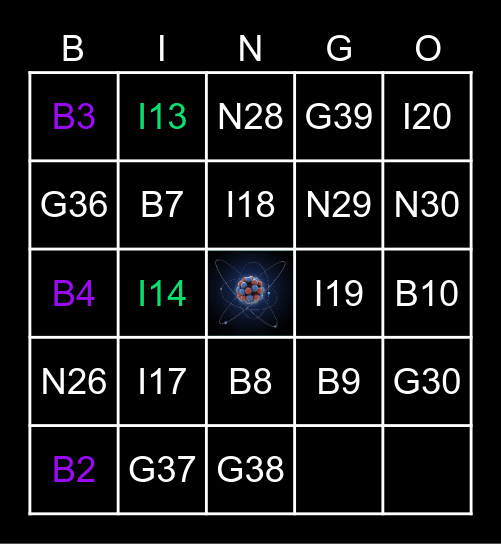 Kinda sorta normal bingo Card