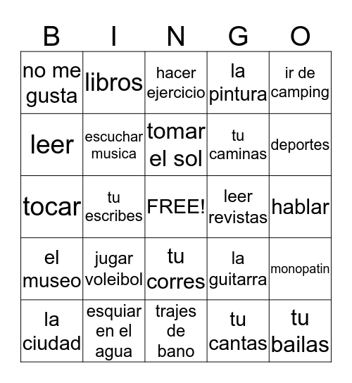 LOTERIA Bingo Card