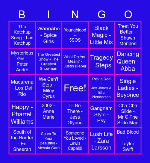 Guides April Bingo Card