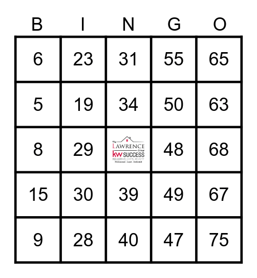 Bingo 2021 G Bingo Card