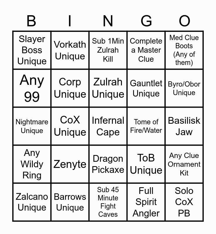 LOST BINGO Card