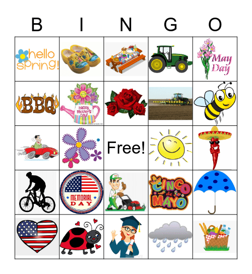 May Bingo Card