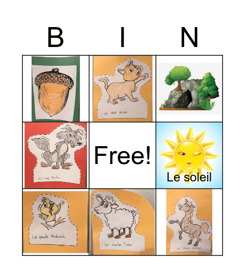 La poule Maboule Bingo Card