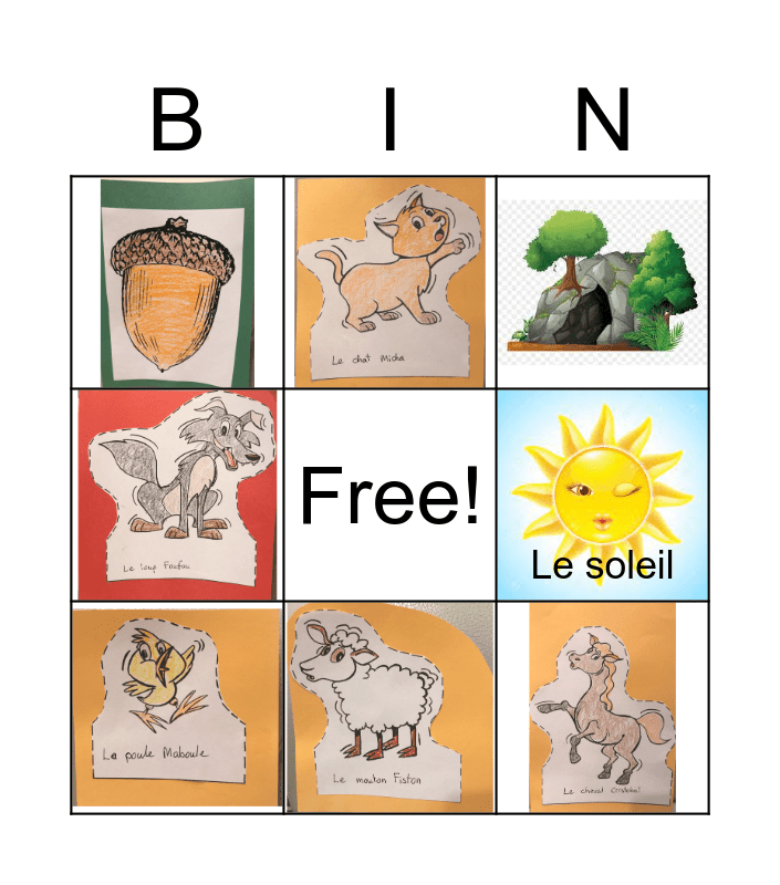 La poule Maboule Bingo Card