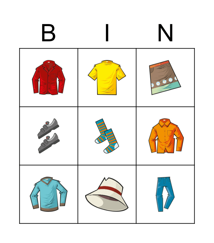 BINGE Bingo Card