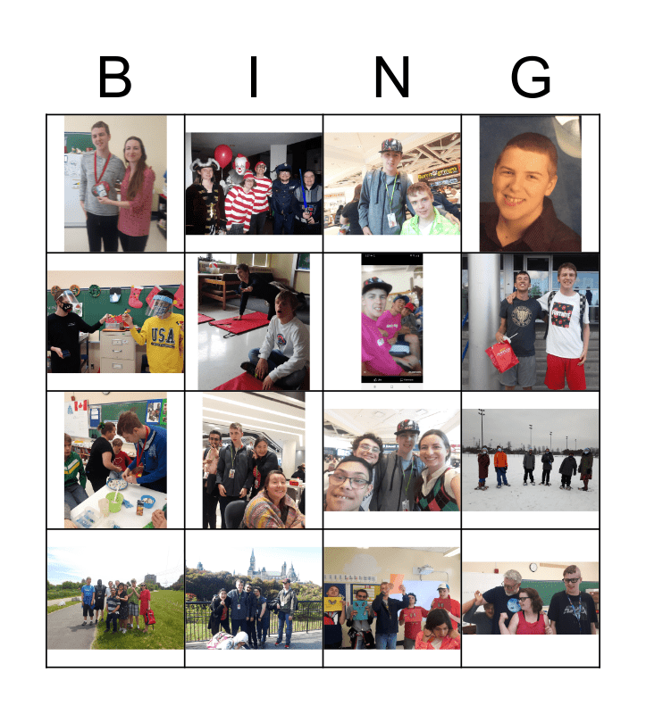 Braedon Cl's Birthday Bingo Card