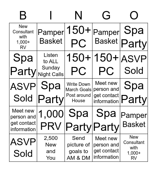 March Madness BINGO Card