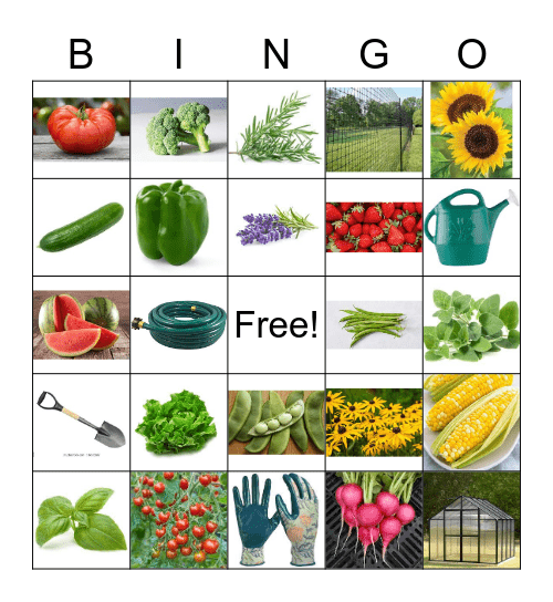 Greenhouse BINGO Card