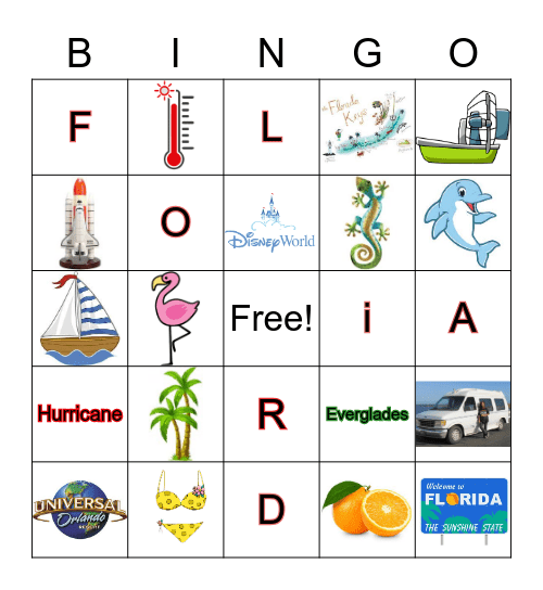 Florida Bingo Card