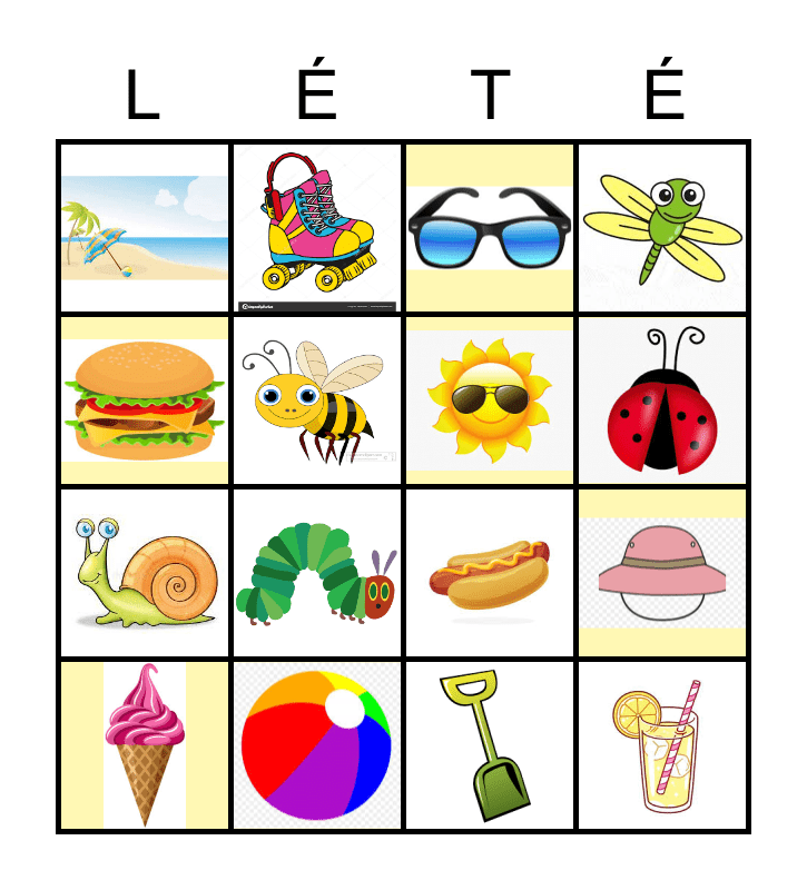 L’ÉTÉ Bingo Card