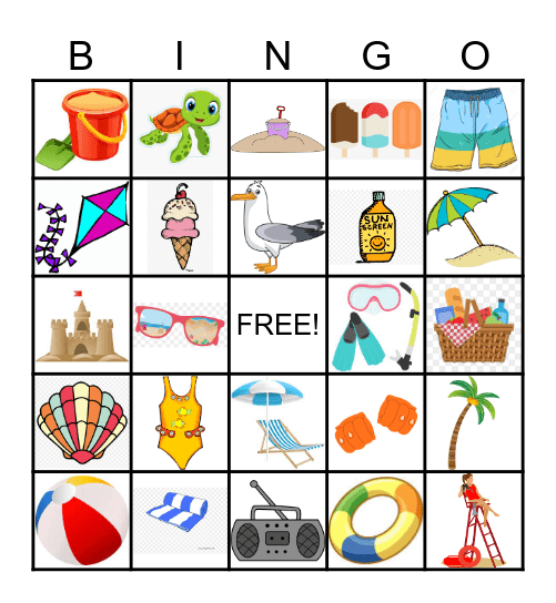 LA PLAGE Bingo Card