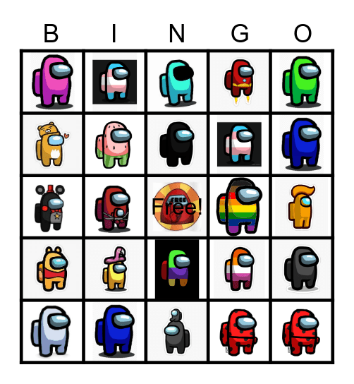 JESUS IS AMONG US Bingo Card