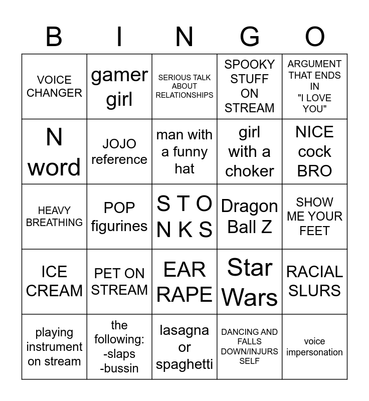 VC BINGO Card