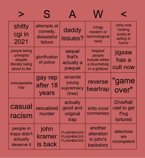 sPiRaL ooOOooOOoOoOo Bingo Card