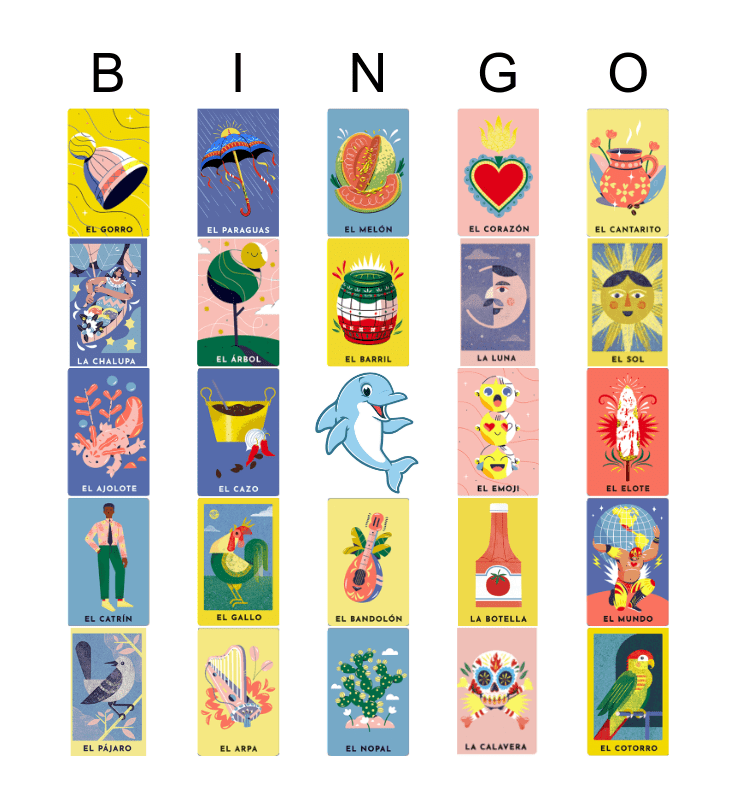 Loteria Bingo Card