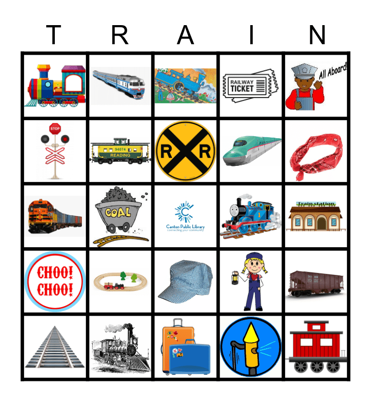 Trains! Bingo Card