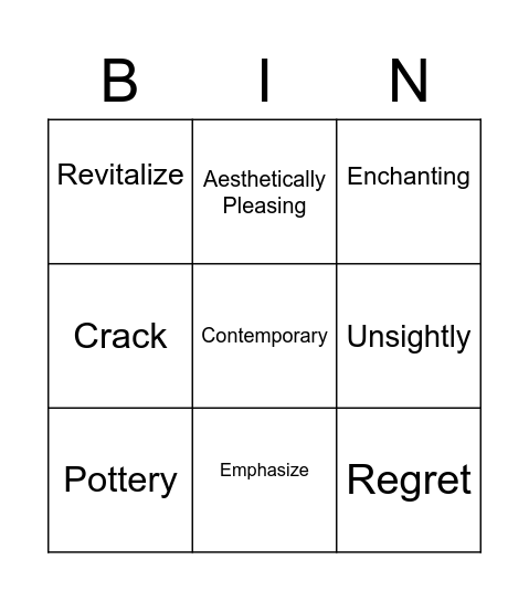 Kin Bingo Card