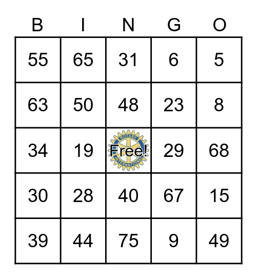 ROTARY CLUB OF CAUAYAN Bingo Card