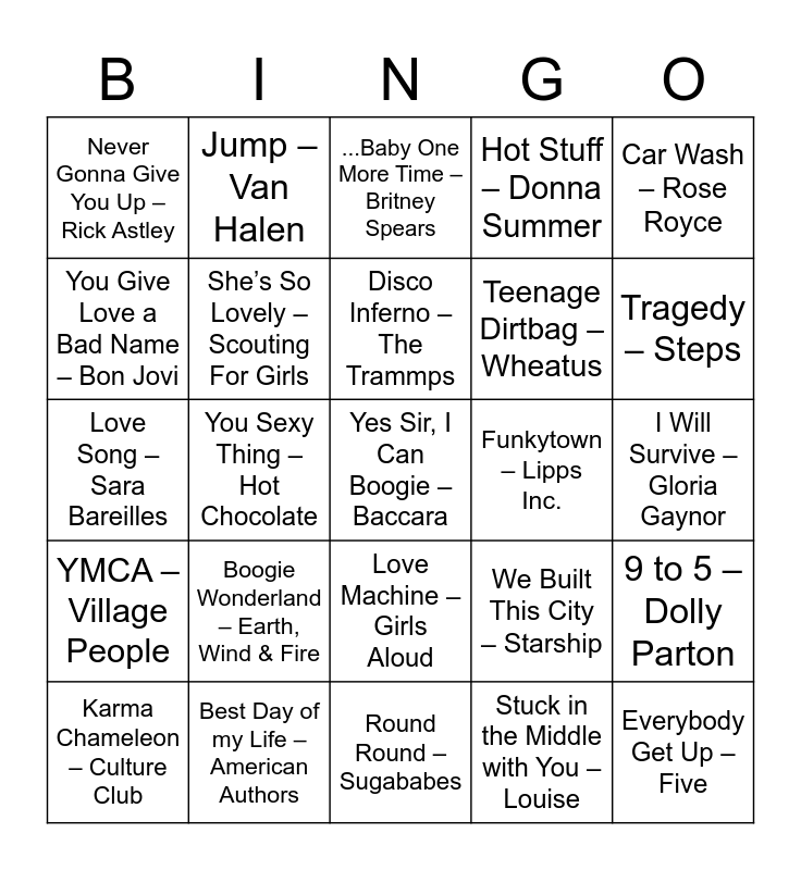 Ultimate Cheese Bingo Card