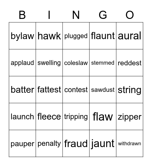 Macqlit Bingo Card