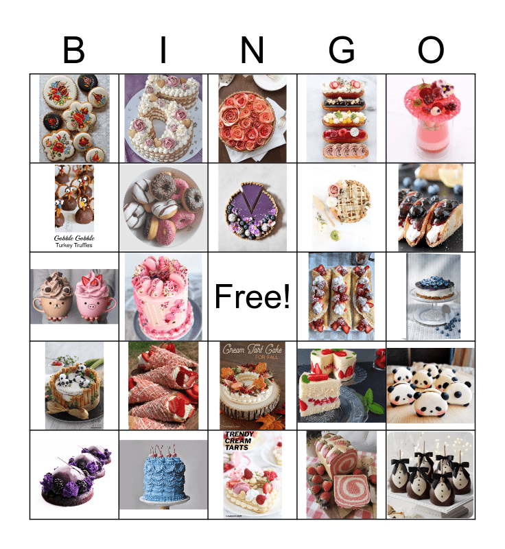 DECODENT DESSERTS Bingo Card