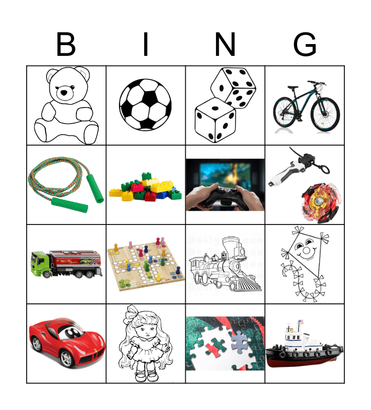 Das Spielzeug - BINGO Card
