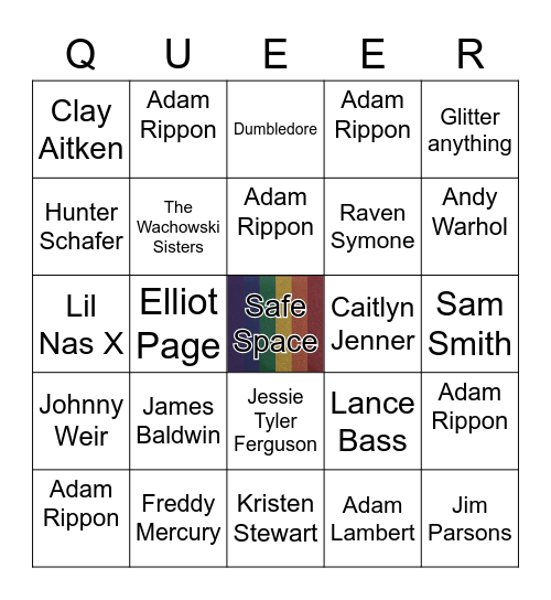 Queer Bingo Card