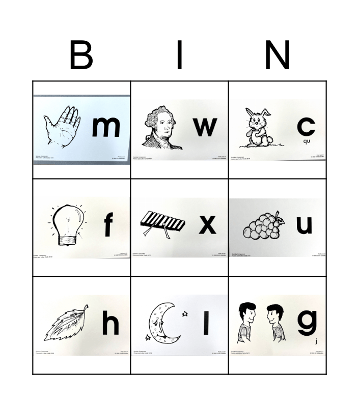 Estrellita Bingo Card