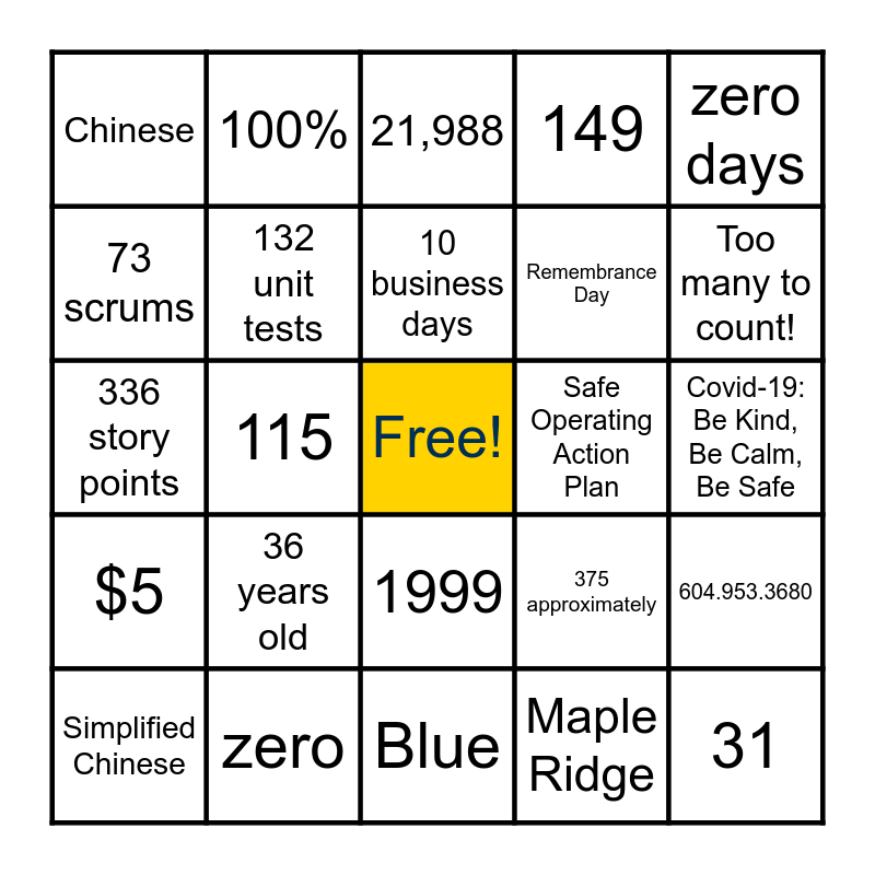 COMPASS ON HANDYDART BINGO! Bingo Card