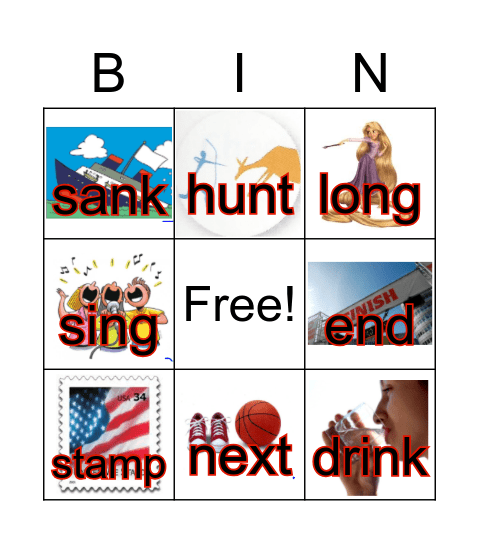 Final Blends Bingo Card