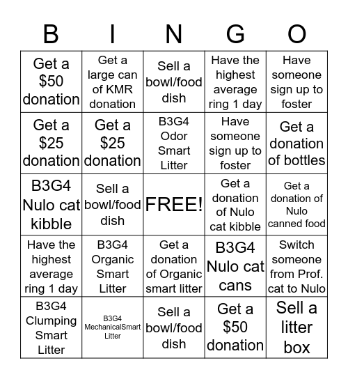 May BINGO game Bingo Card
