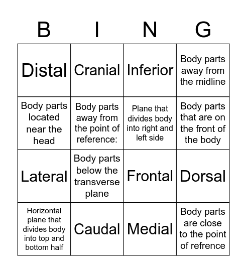 Match Each Word With Its Definition Until You Get Bingo Bingo Card Match Each Word With Its Definition Until You Get Bingo Bingo Card