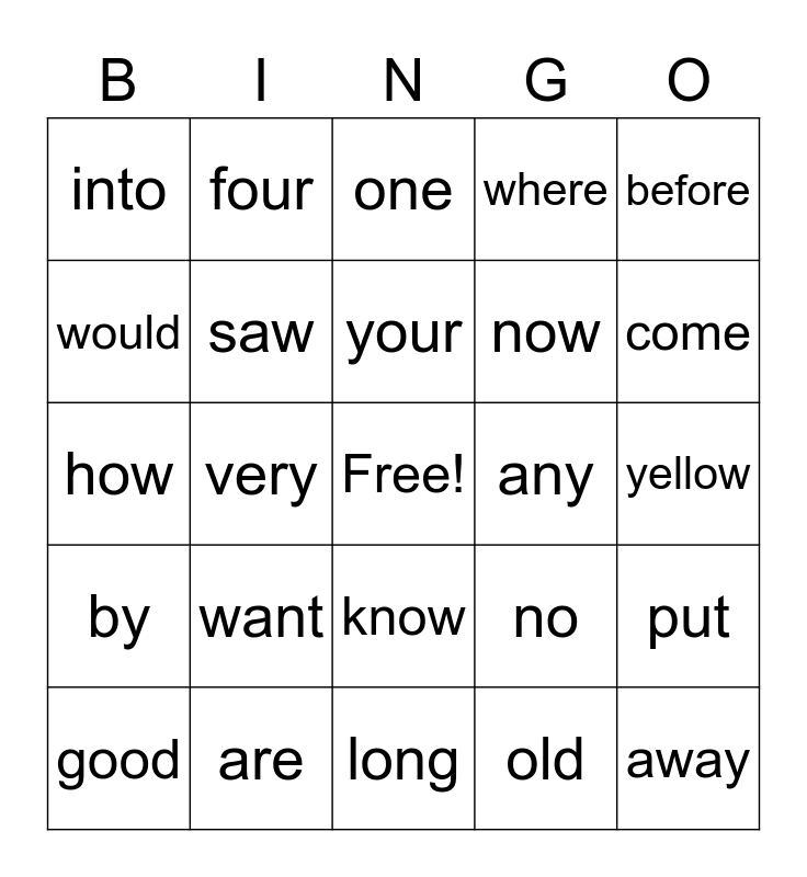 Imagine It Units 6-8 Bingo Card