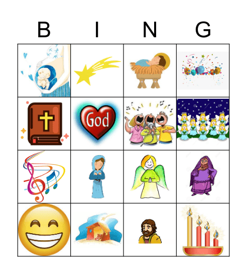 advent bingo Card