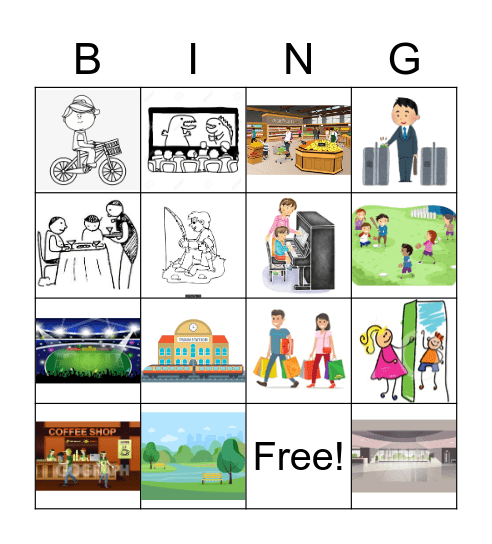 MAKING A PLAN Bingo Card MAKING A PLAN Bingo Card