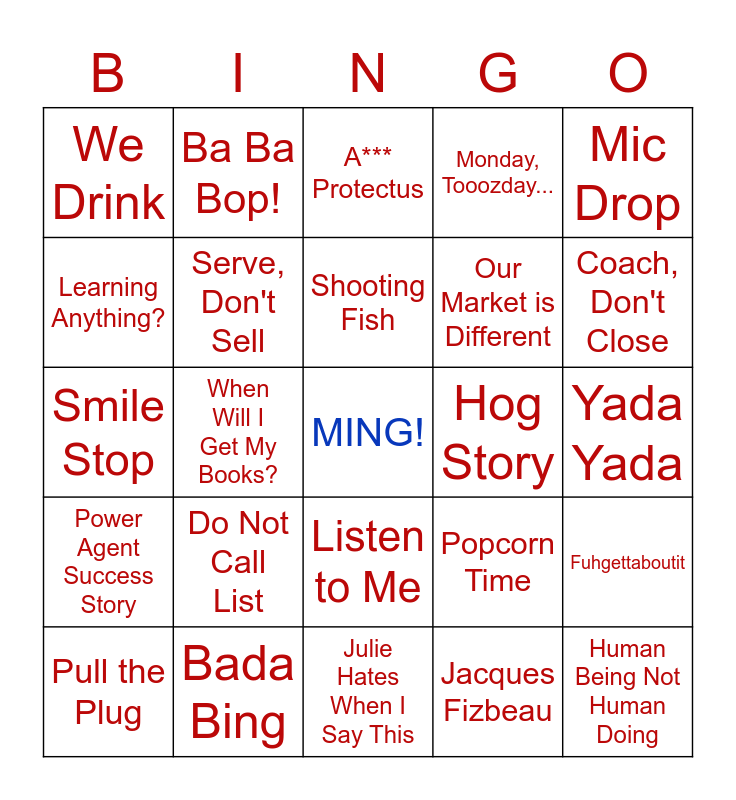 Darryl Davis Webinar MINGO Bingo Card