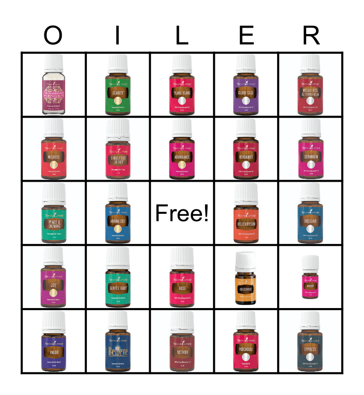 OILER'S CARD Bingo Card