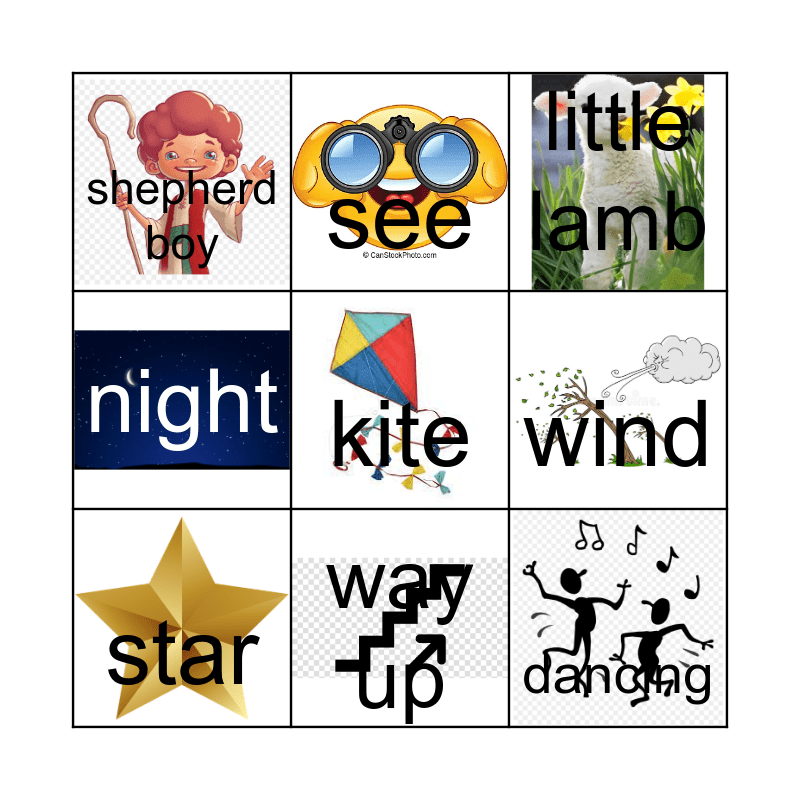 Do you hear what I hear ? Bingo Card