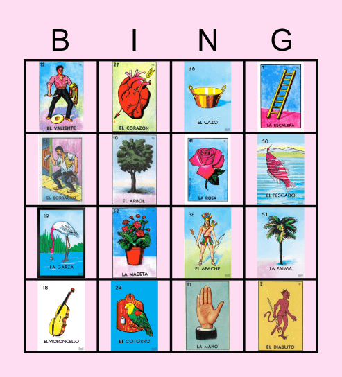 LOTERÍA Bingo Card